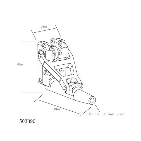 Remote Controlled Stinger for 1/4 6.35mm Shaft | Struts & Stingers | RC ...