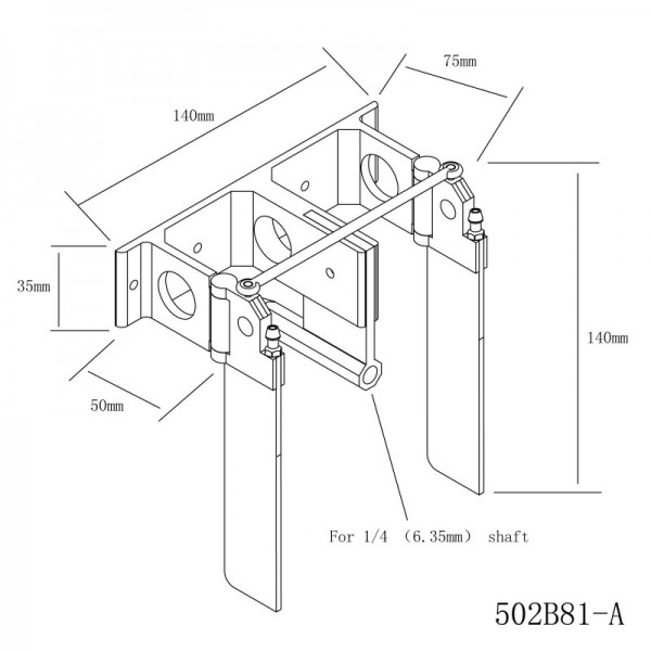 Dual Rudder W/Water Inlet | Rudders & Steering | RC Innovations